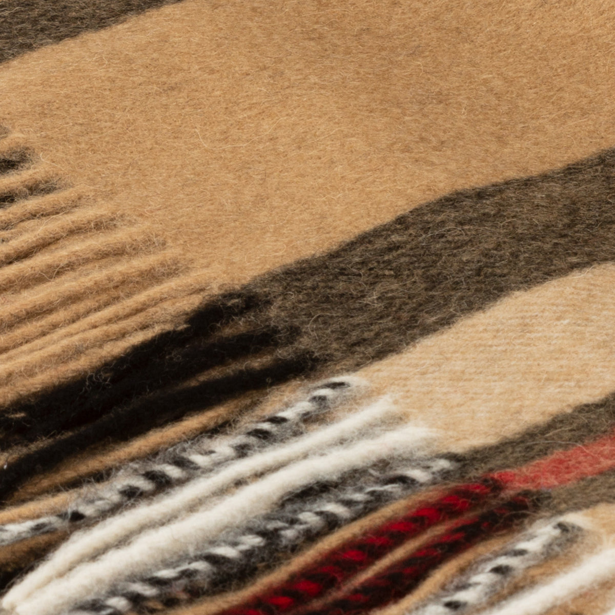 100% Lambswool Blanket Exploded Thomson Camel – Marchbrae